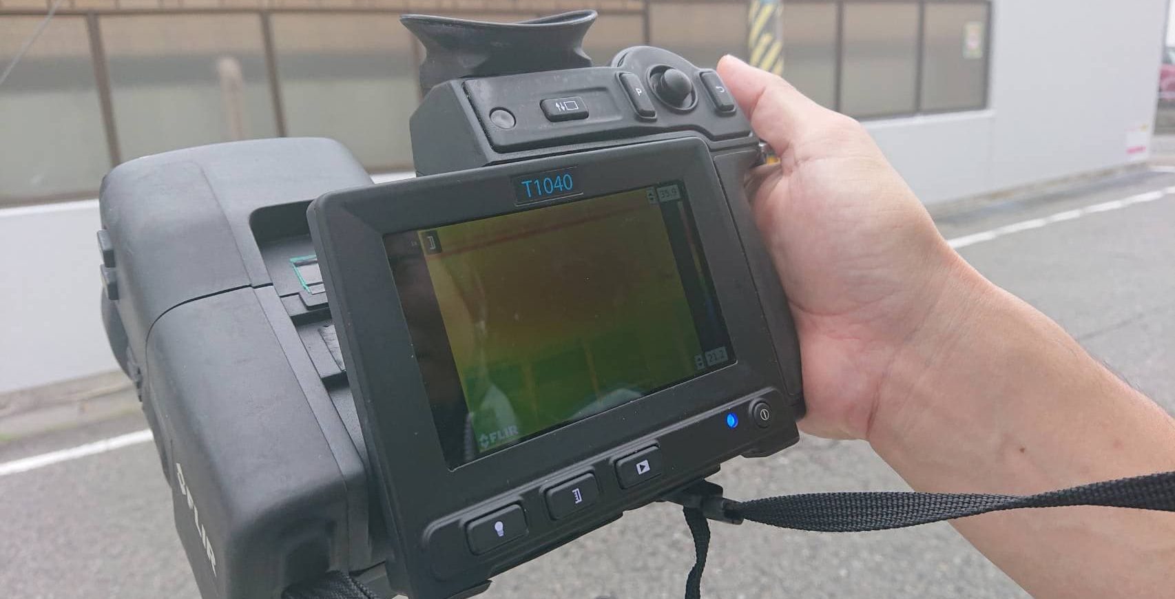 HD画質赤外線サーモグラフィカメラ